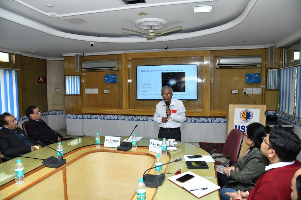 Astrophysicist Dr DJ Saikia conducts Astronomy workshop at USTM - USTM