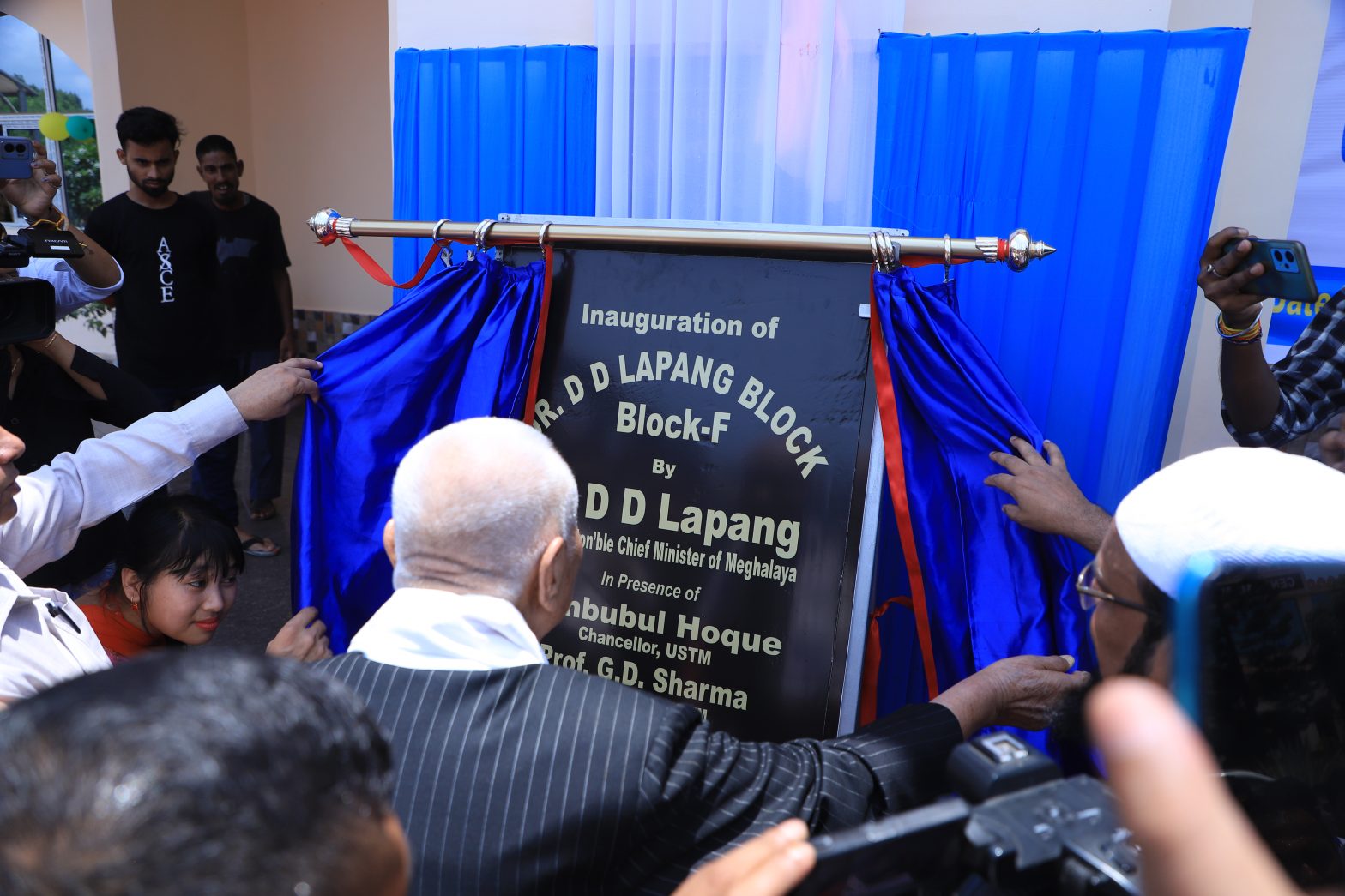 Former Meghalaya CM Dr DD Lapang Inaugurates Block in USTM Campus - USTM