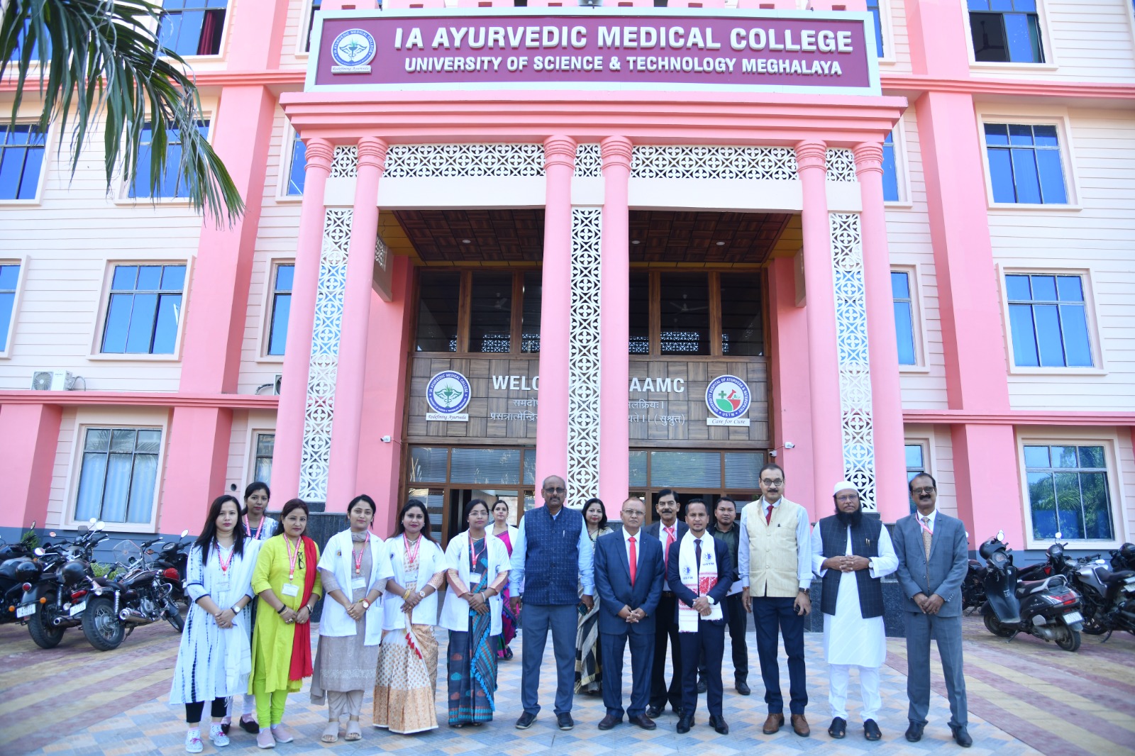 1st Batch of BAMS Launched by Minister Shylla at USTM - USTM