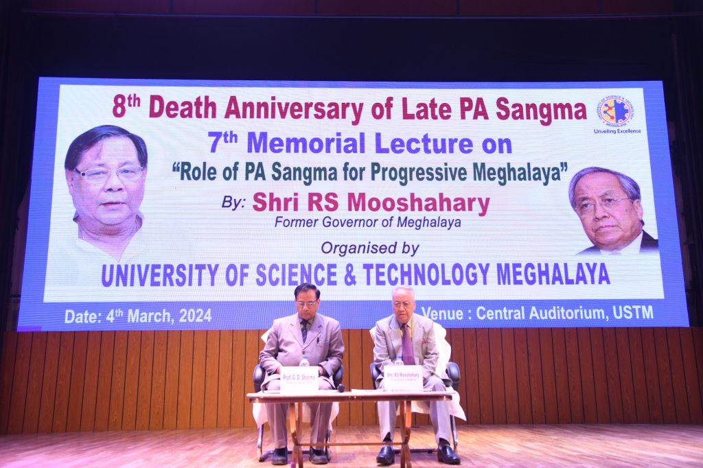 A Legendary Politician”: Former Governor Mooshahary recalls PA Sangma as USTM observed his 8th ...