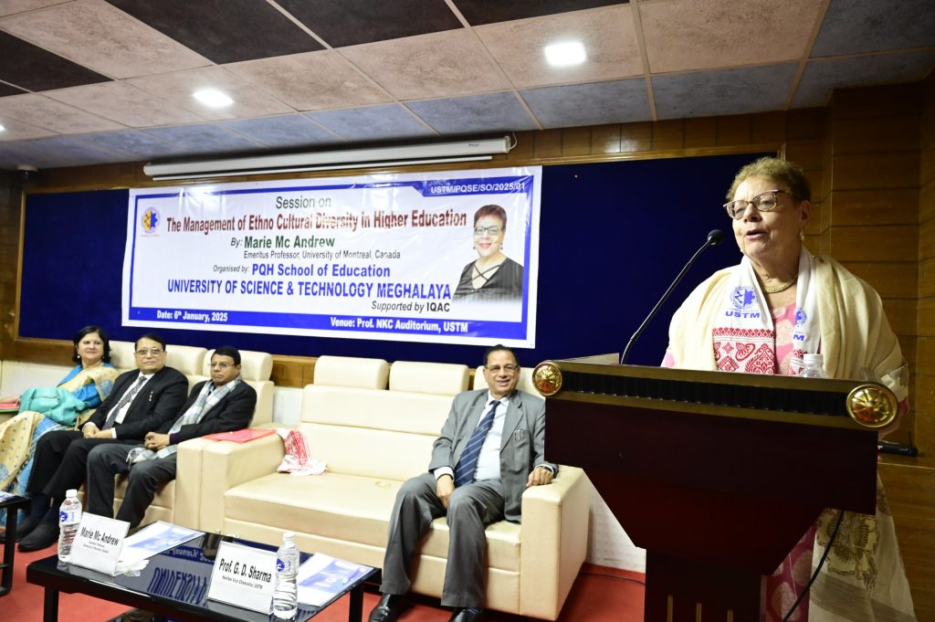 Prof Mc Andrew from University of Montreal speaks on Ethnocultural Diversity at USTM - USTM