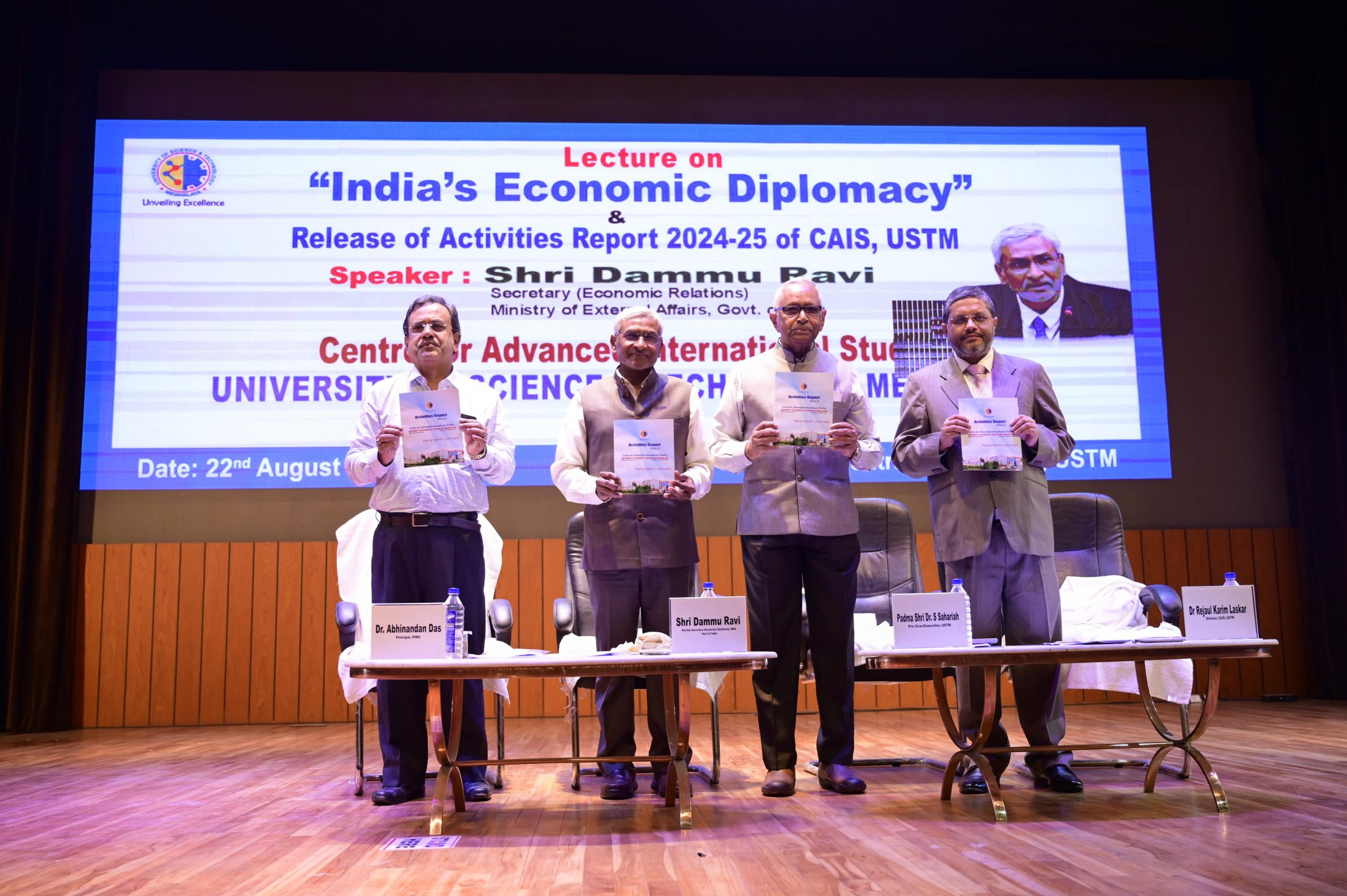 MEA Secretary Dammu Ravi says in his USTM Lecture, "The World is ...